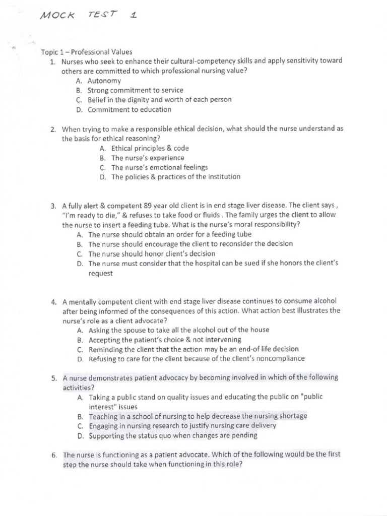 CBT MOCK TEST 1 2 And Answer Key