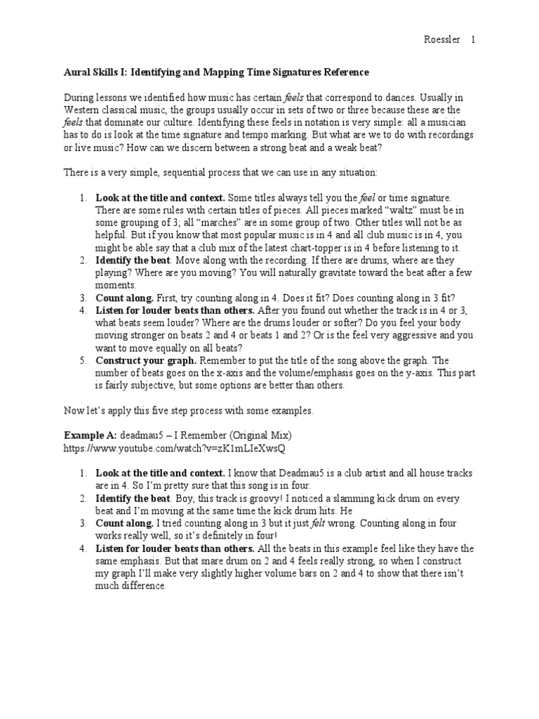 Aural Skills Reference | Download Free PDF | Performing Arts | Musical ...