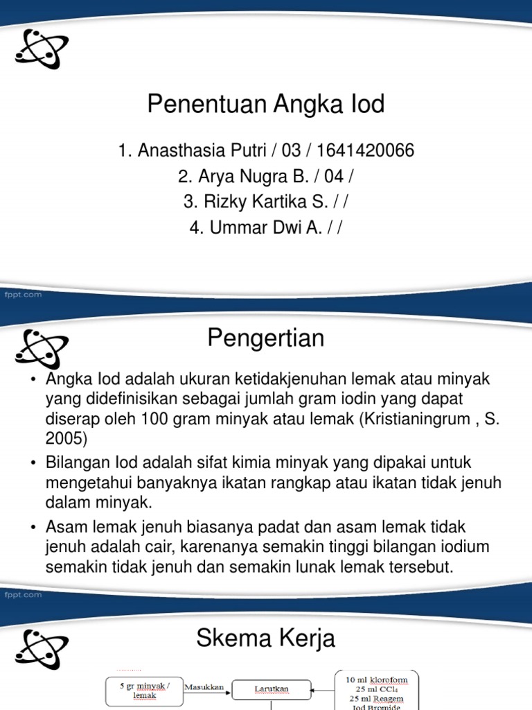 Penentuan Angka Iod | PDF