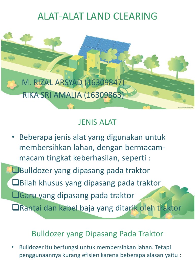 Alat Alat Land Clearing | PDF