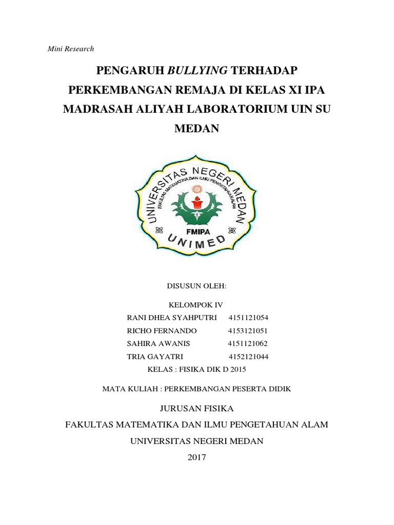 Mini Riset | PDF | Karier & Perkembangan