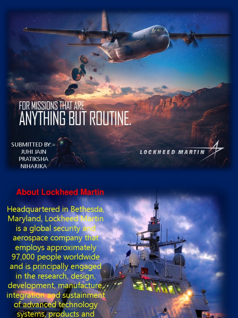 Presentation 1.2 | PDF | Lockheed Martin | Arms Industry