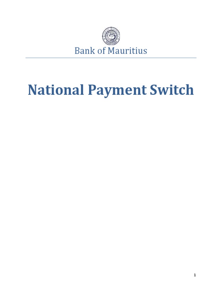 National Payment Switch | PDF | Credit Card | Debit Card