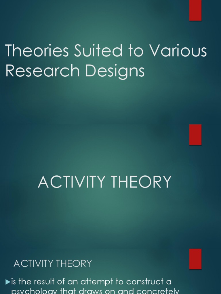 Activity Theory | PDF | Science | Cognitive Science