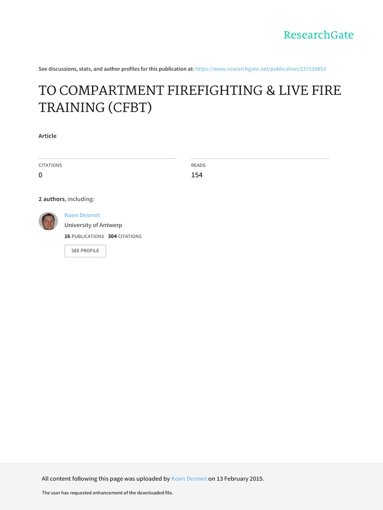 A Comprehensive Guide To Compartment Firefighting & Live Fire Training ...