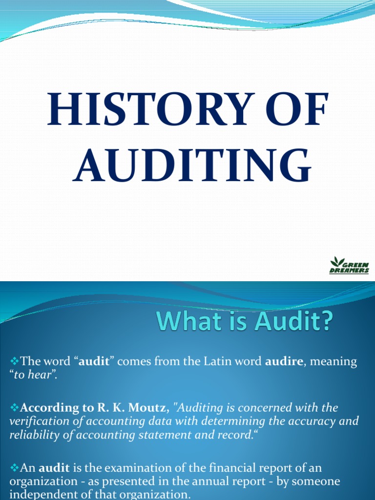 Auditing History | Download Free PDF | Financial Audit | Audit