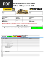 Daily Checksheet - Excavator | PDF | Engines | Mechanical Engineering