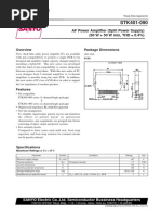 Amplificador 1 THD stk4432 | PDF | Capacitor | Power Supply