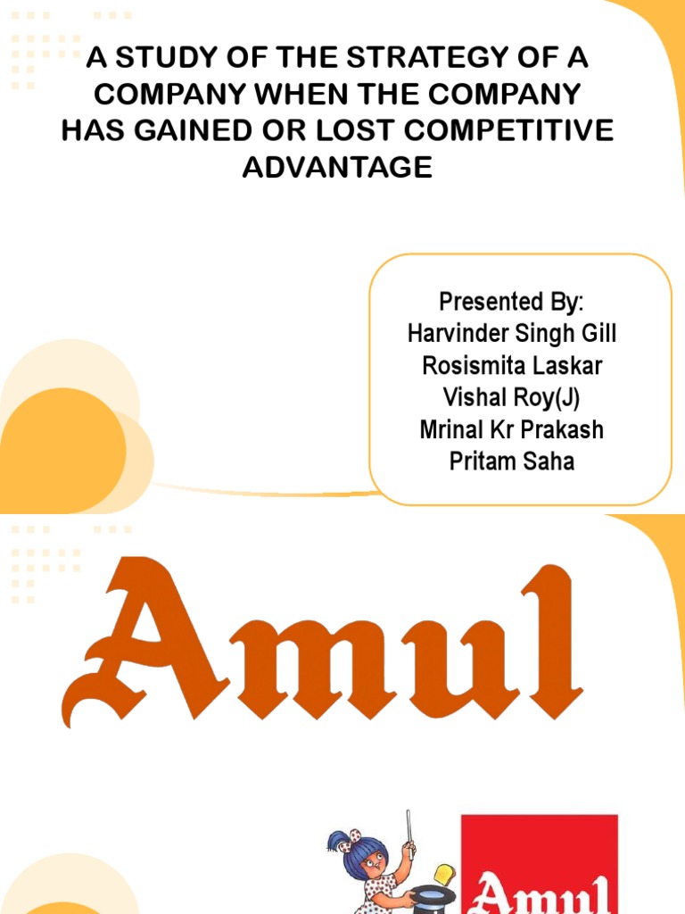 A Study of The Strategy of A Company When The Company Has Gained or ...