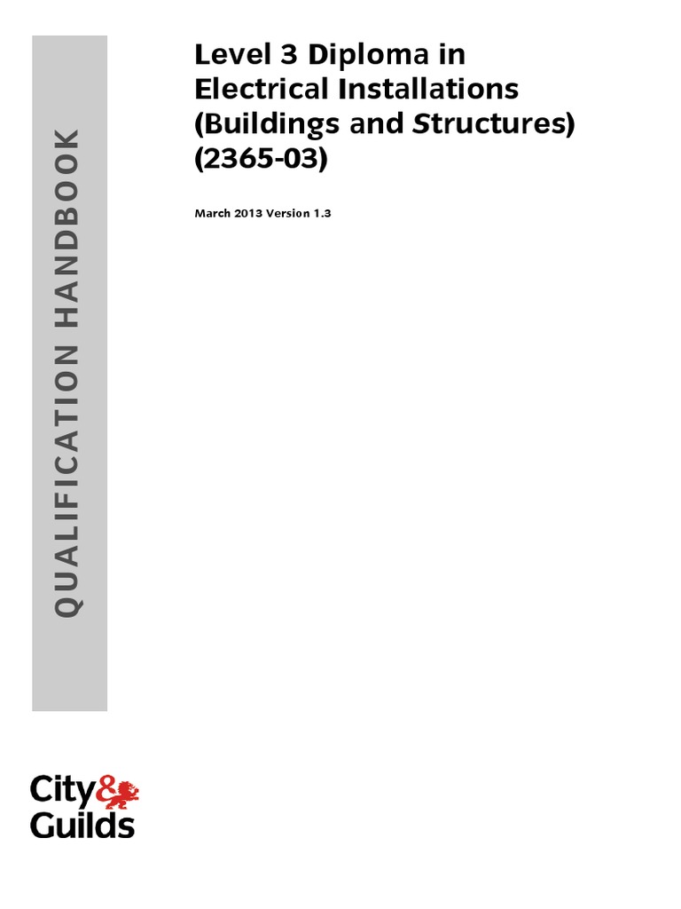 2365 Level 3 Diploma Handbook | PDF | Occupational Safety And Health ...