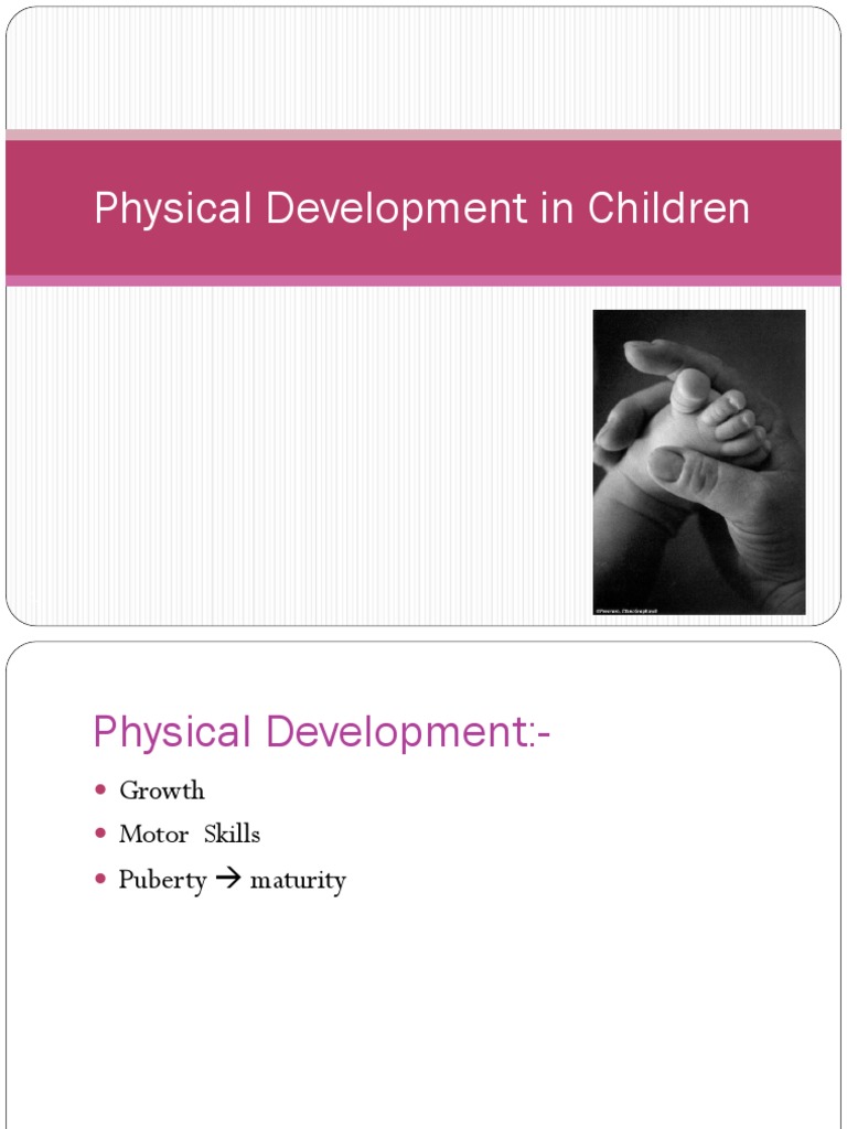 Physical Growth in Early Childhood | PDF | Neuron | Dendrite