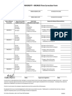 Time Clock Missed Punch Request Form | PDF