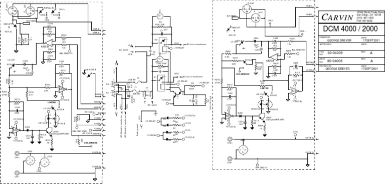 Carvin Schematic - DCM2000 4000 Input PCB Rev A | PDF