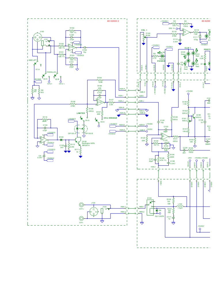 Carvin Schematic - DCM2000 REV. J