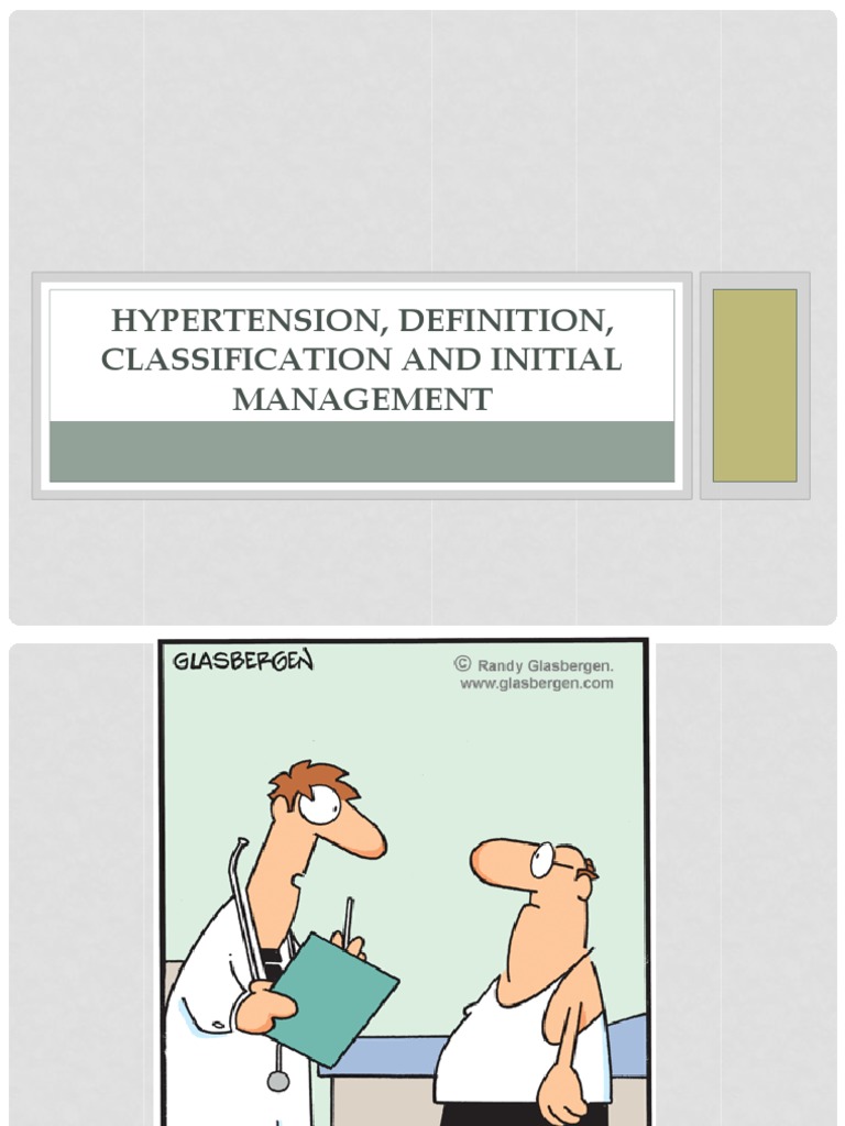 Hypertension, Definition, Classification and Initial Management | PDF ...