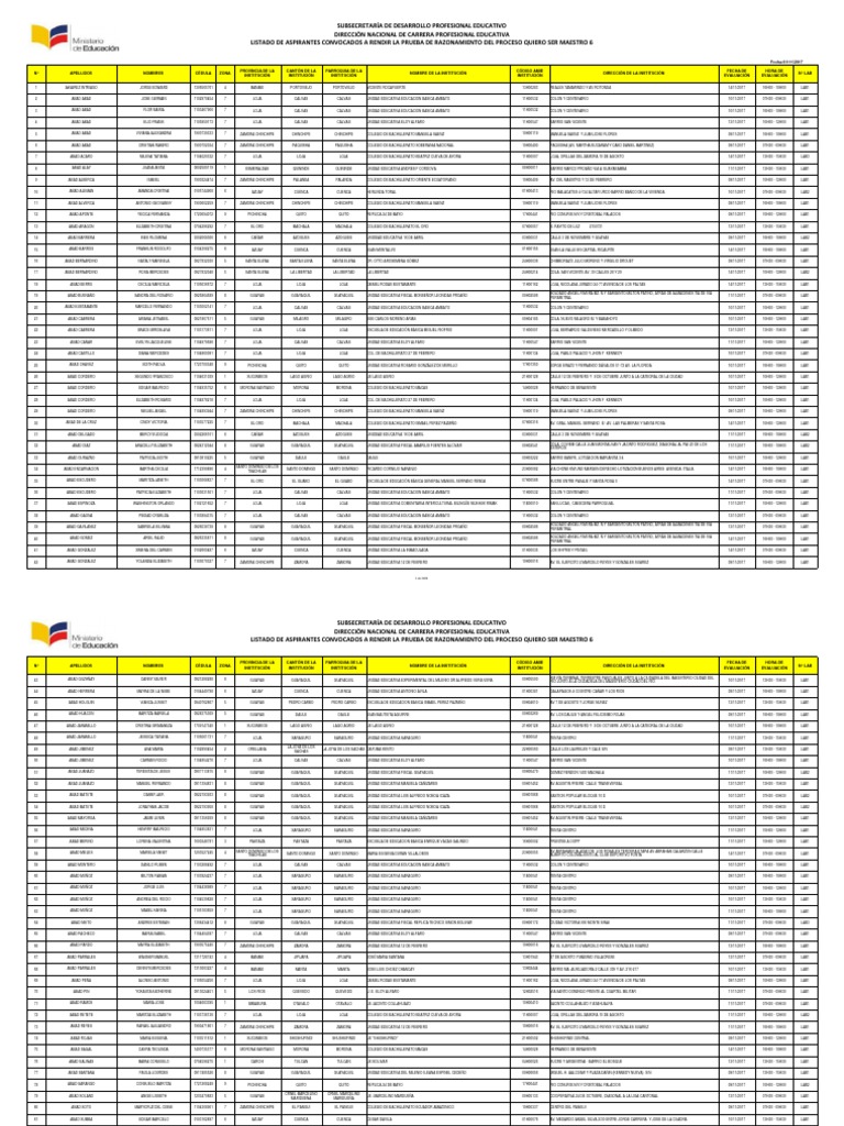 Convocatoria Prueba Kora V2 2017 | PDF | Ecuador | América del Sur