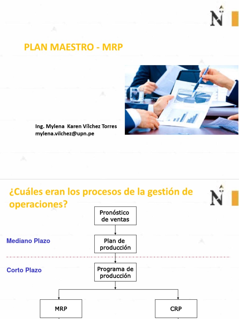 PMP MRP | PDF | Planificación de recursos empresariales | Inventario