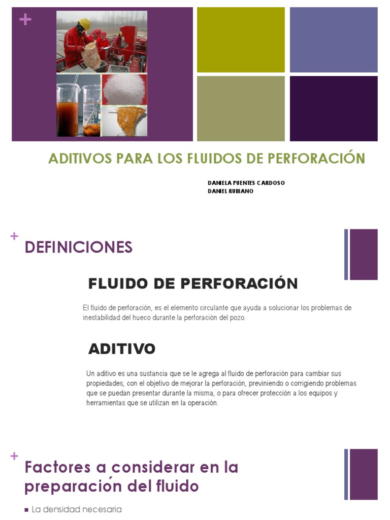 Aditivos para Los Fluidos de Perforacion | PDF | Filtración | Solubilidad