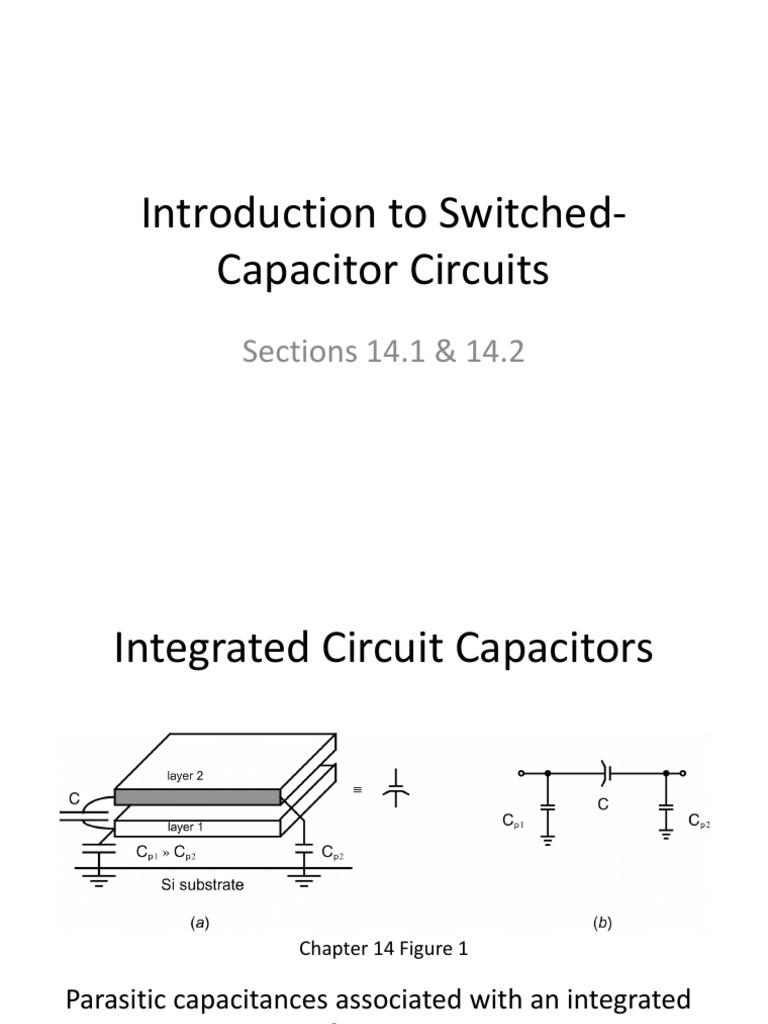 14 1 2 Introduction Switched Capacitor Circuits | PDF