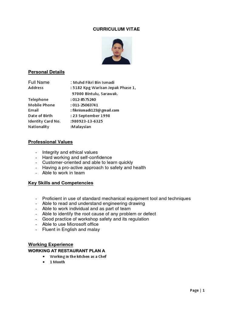 Muhd Fikri B. Ismadi | PDF | Safety | Tools