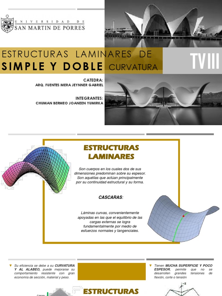 Estructuras Laminares | PDF | Bóveda (Arquitectura) | Hazme