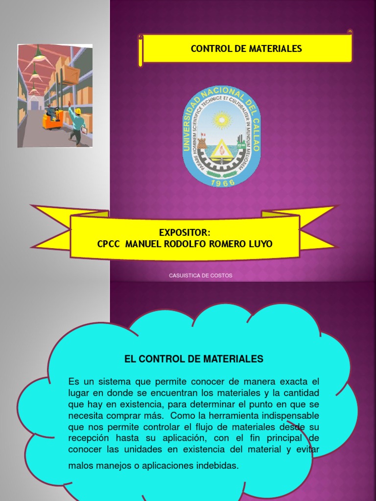 Control de Materiales | PDF | Valoración empresarial | Inventario