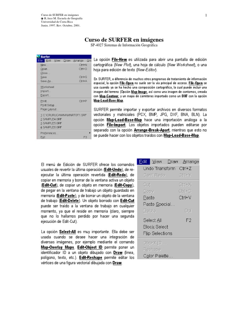 Manual Surfer | PDF | Archivo de computadora | Programación de computadoras
