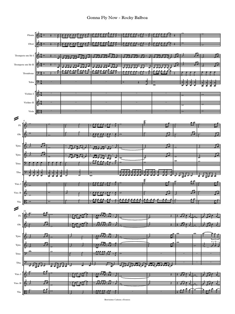 Gonna Fly Now - Rocky Balboa - Partitura Completa PDF | PDF