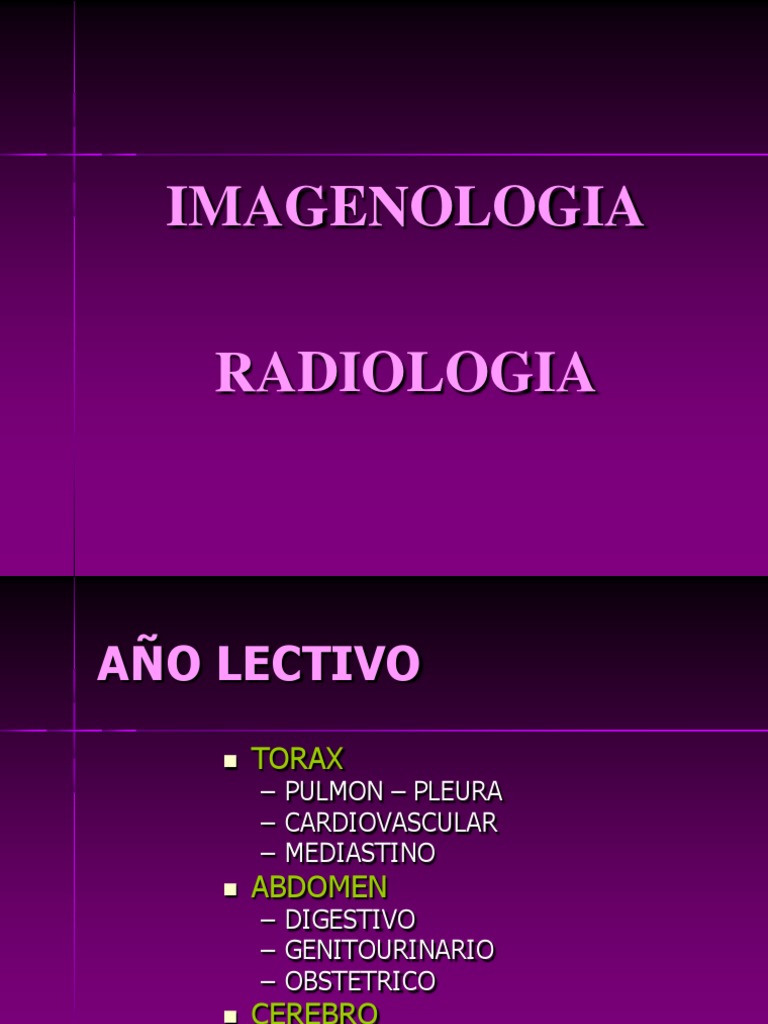 Generalidades de Imagenología | PDF | Rayo X | Electrón