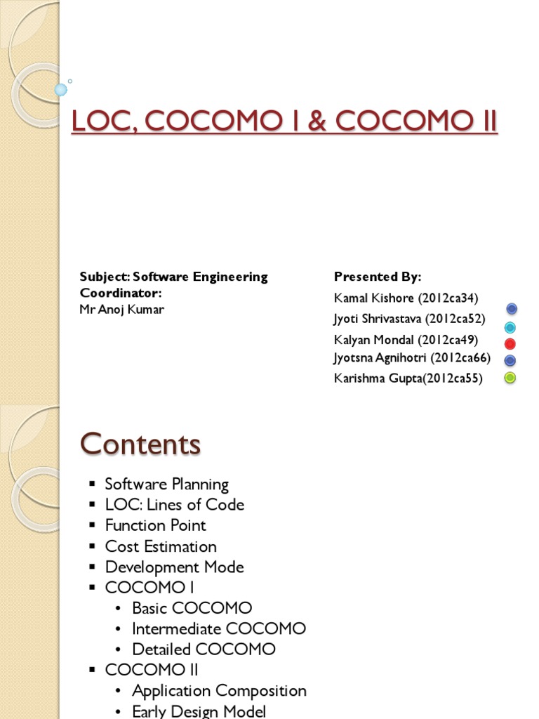 Cocomo | PDF | Information Technology Management | Software Development