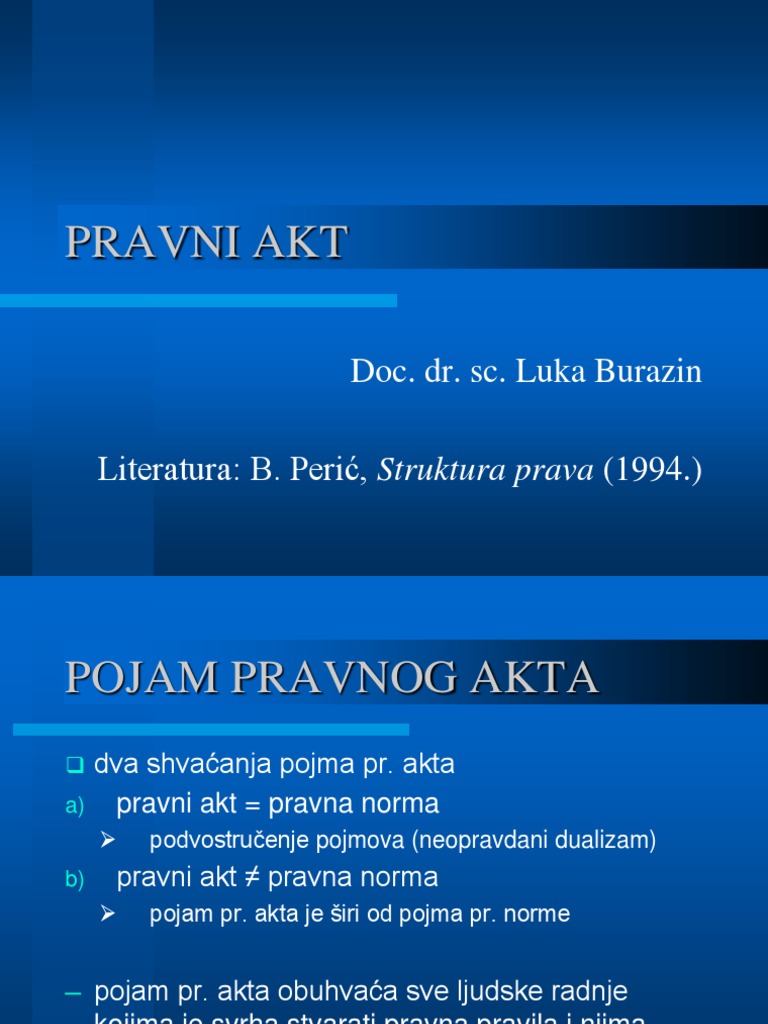 Pravni Akt | PDF