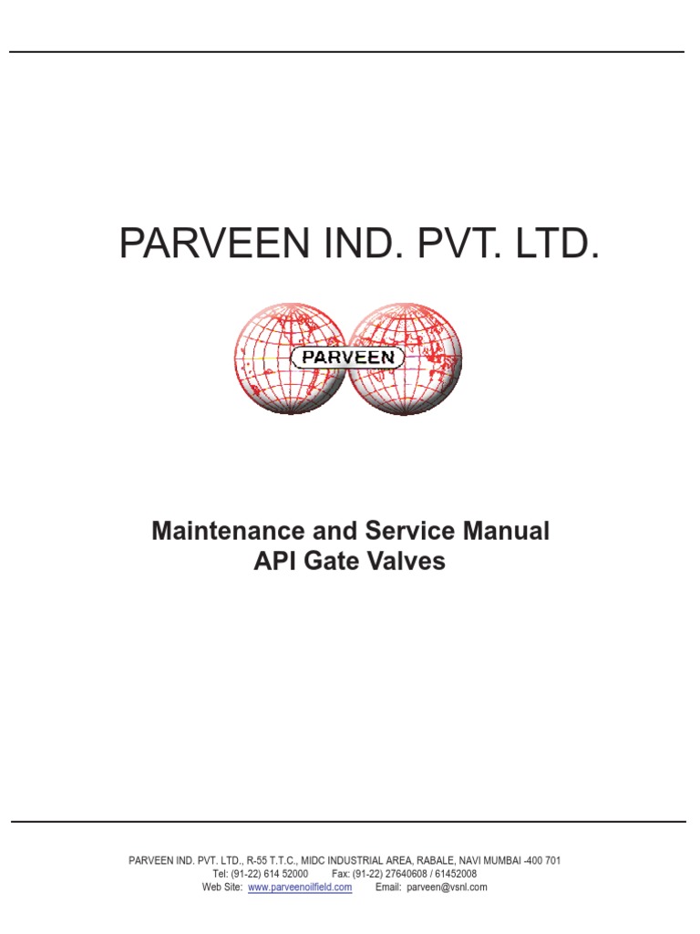 API Gate Valve - WKM Maintenance Manual | PDF | Valve | Gas Technologies
