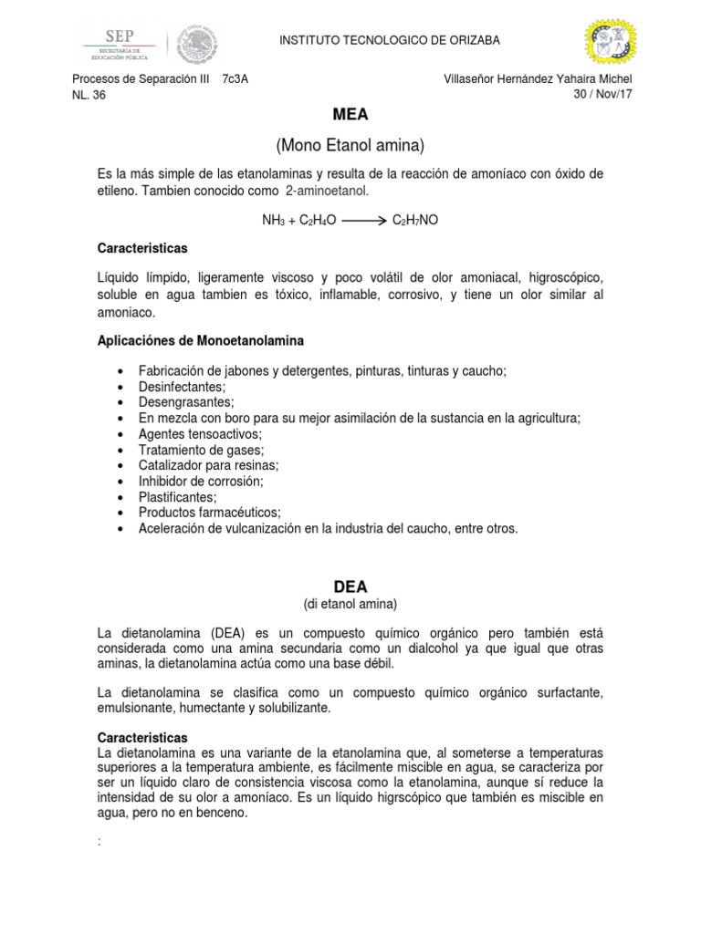 Mea Dea Tea | PDF | Química Orgánica | Química