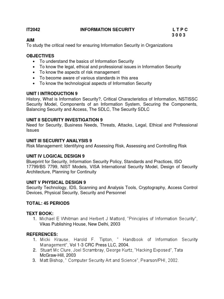 Unit 1 | PDF | Feasibility Study | Computer Security