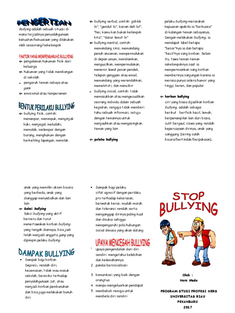 Leaflet Bullying | PDF