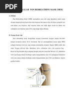 Spo Pemberian Oksigen Dengan Penggunaan NRM (Non Rebreathing Mask) | PDF