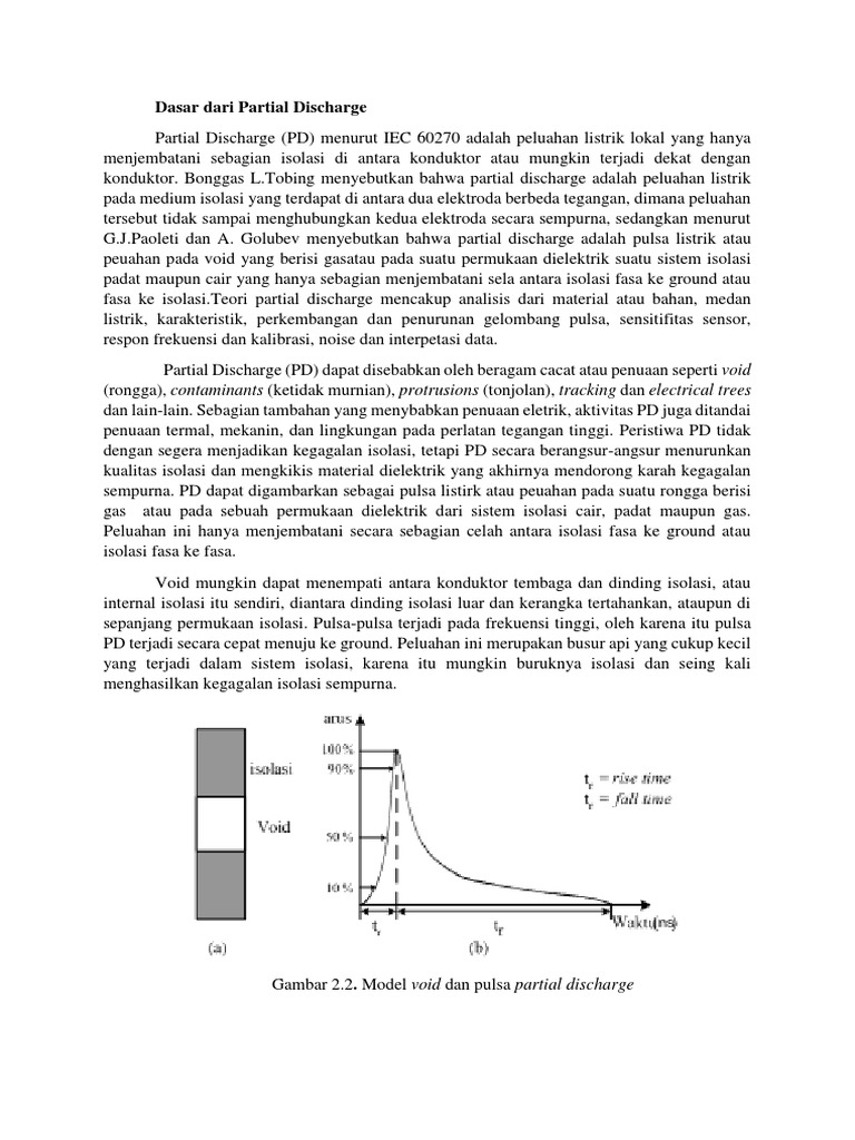 Dasar Dari Partial Discharge | PDF
