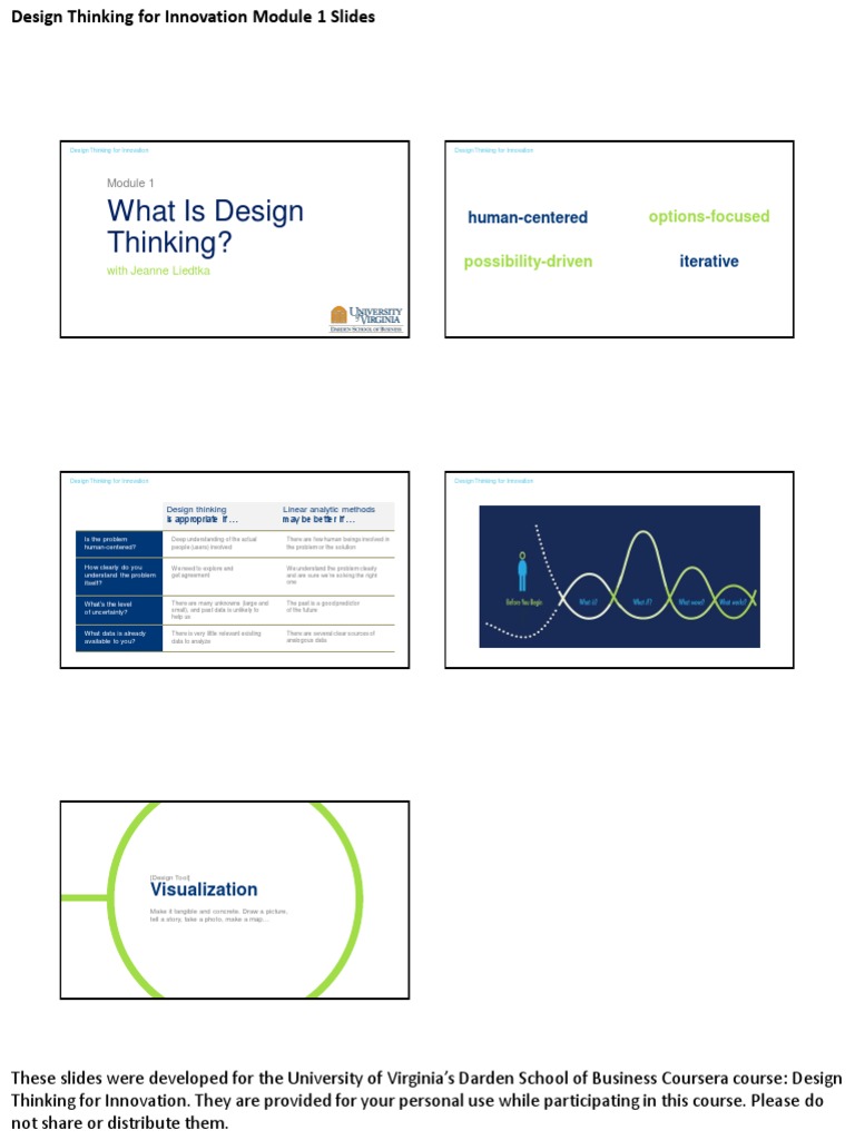 Design Thinking for Innovation Overview | PDF | Design Thinking ...