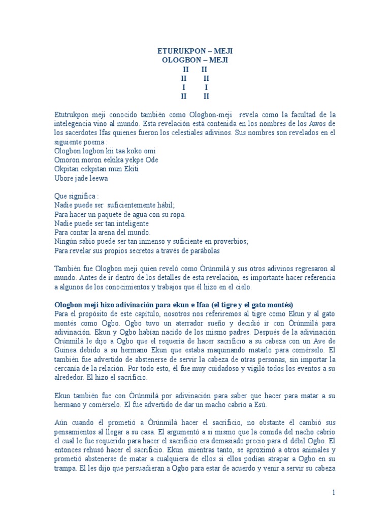 Ologbon-Meji (Otrupon) | PDF | Caza | Aves