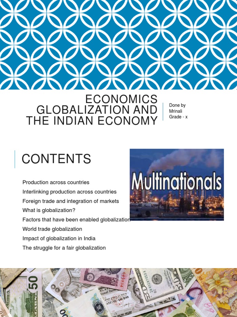 Globalisation Brochure | Multinational Corporation | Globalization