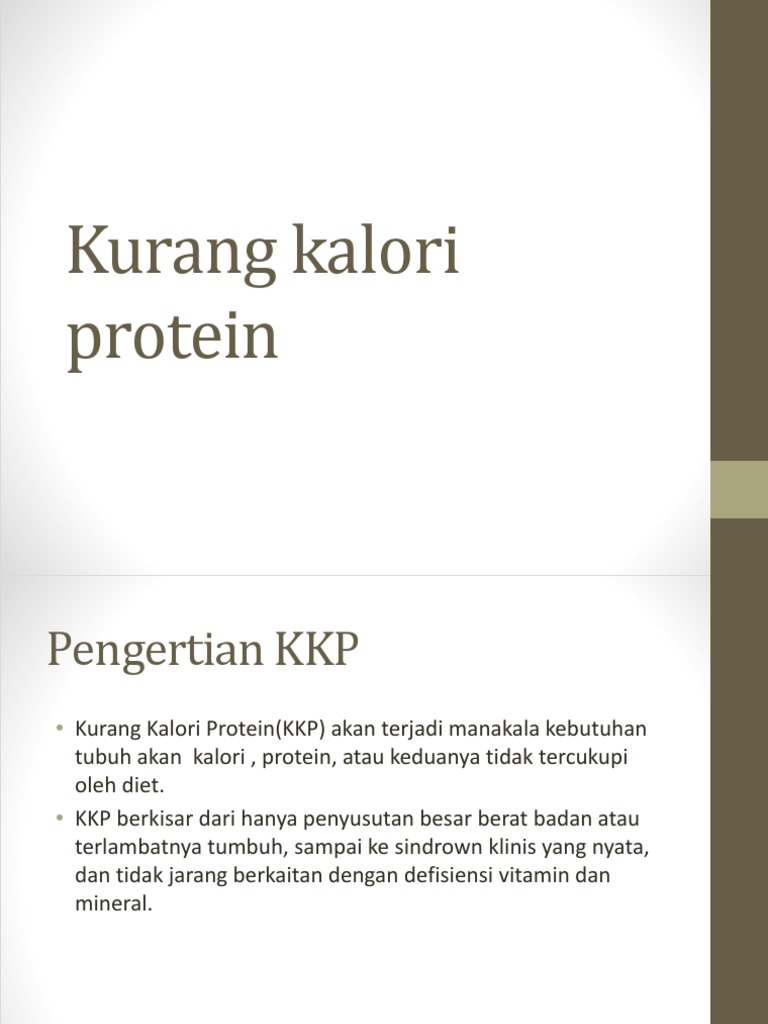 Kurang Kalori Protein | PDF