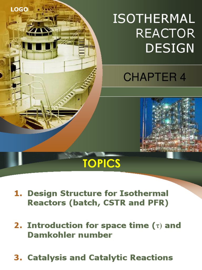Chapter 4 - Isothermal Reactor Design PDF | PDF | Catalysis | Chemical Reactor