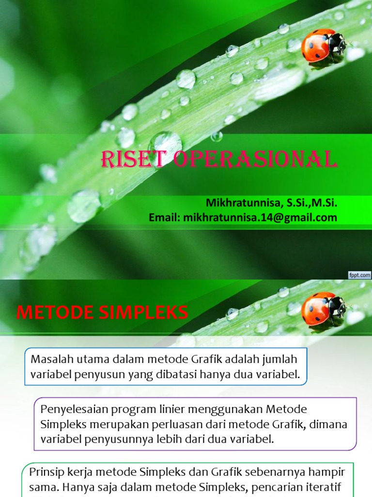 Metode Simpleks | PDF