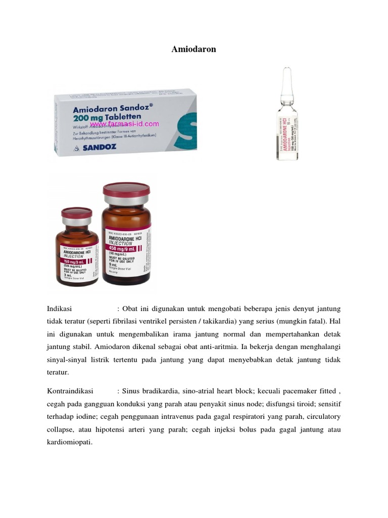 Amiodaron (Pak Ferry) | PDF | Sains & Matematika