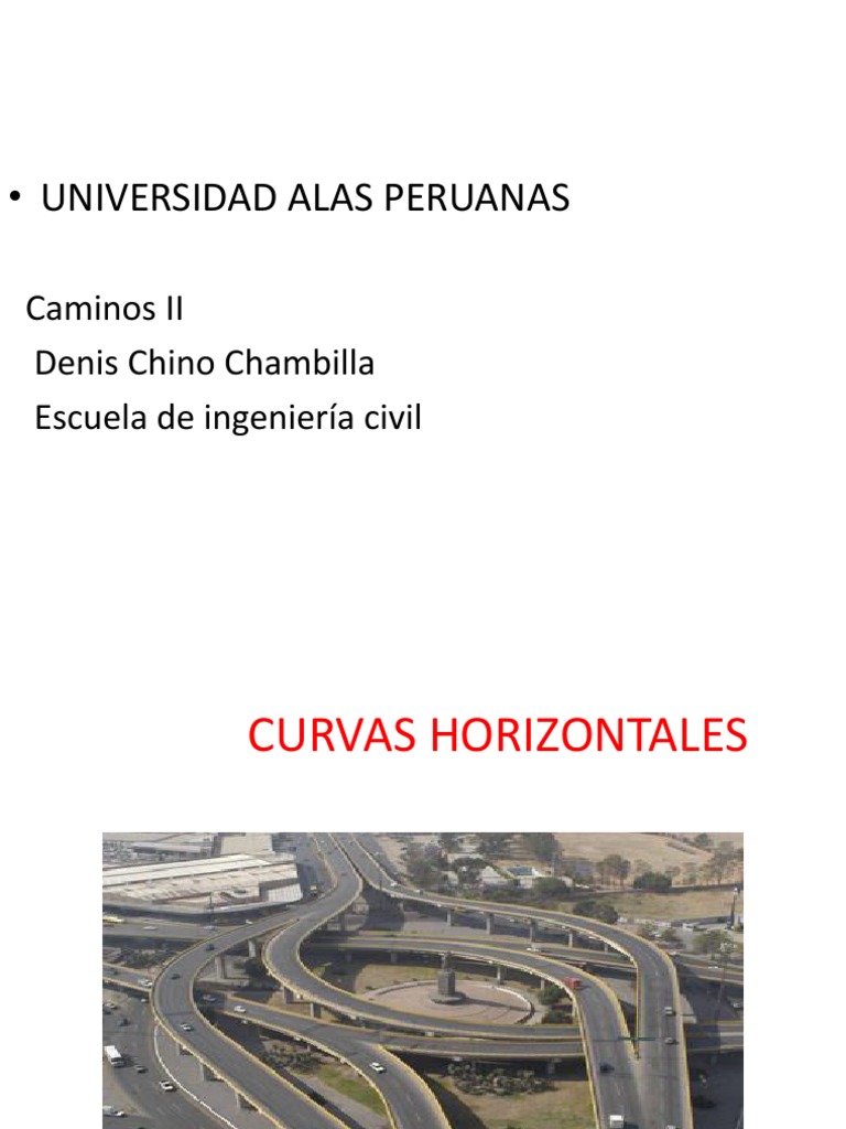 Curvas Horizontales | PDF | Curva | Tangente
