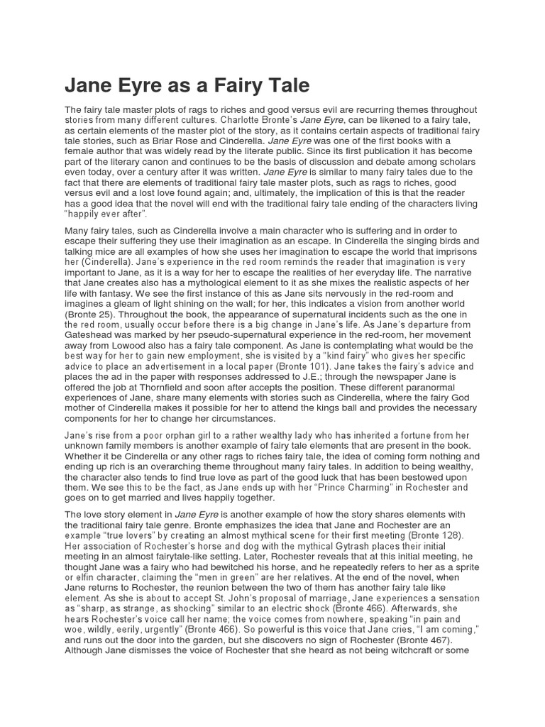 Document Jane Eyre | PDF | Cinderella | Fairy Tales