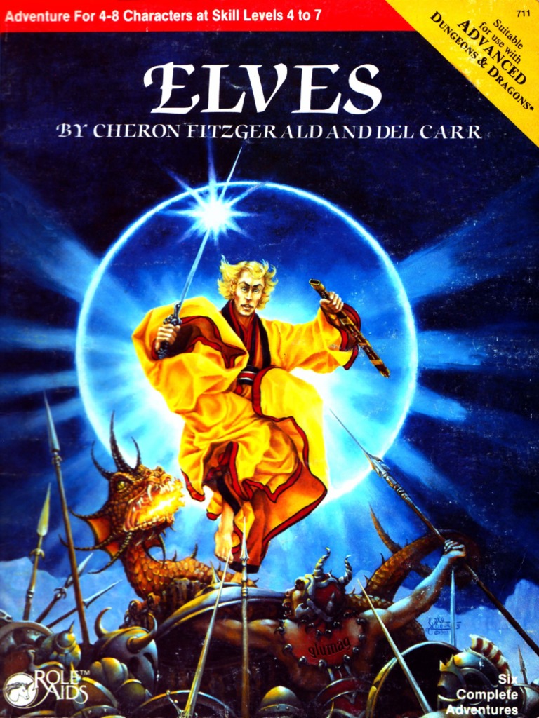 AD&D 1e - Role Aids - Adventure - Elves PDF | PDF