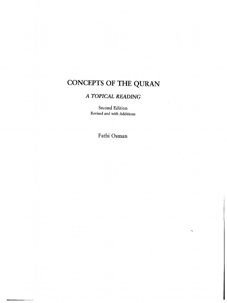 Fathi Osman, The Fatiha PDF | PDF