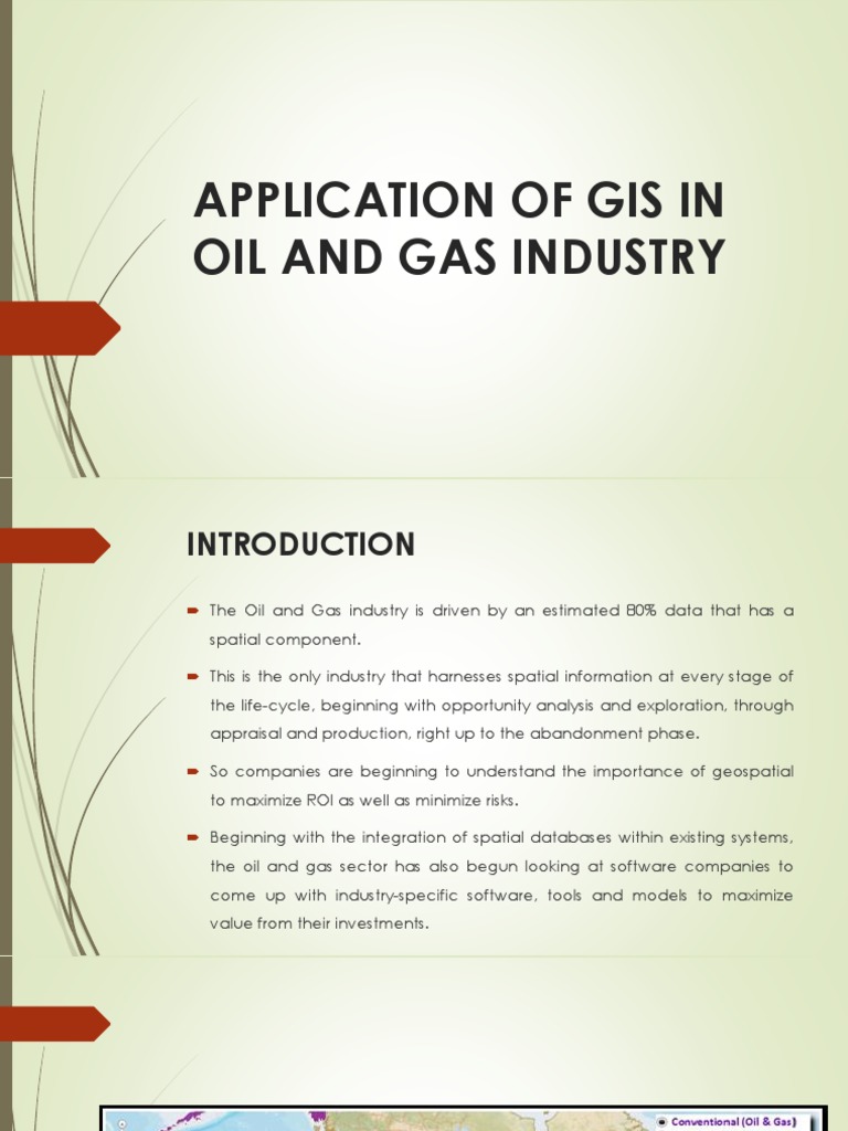 Application of Gis in Oil and Gas Industry | PDF | Geographic ...