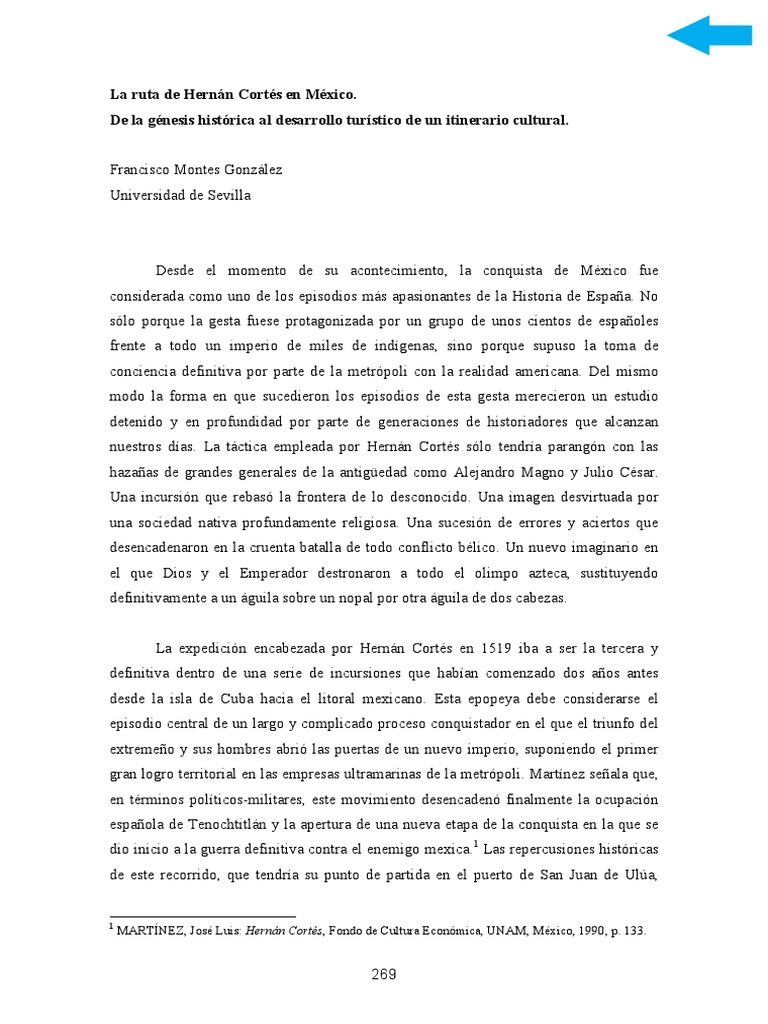 La Ruta de H. Cortés | PDF | Hernán Cortés | Nueva españa